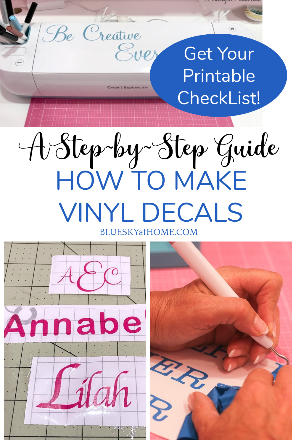 75 Awesome Ways to Use Vinyl Decals - Bluesky at Home