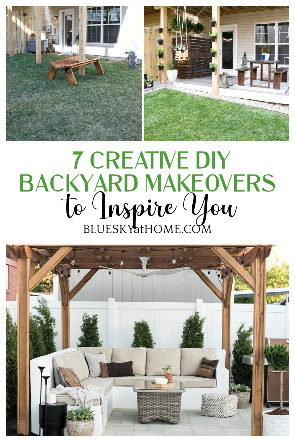 7 Creative DIY Backyard Makeovers to Inspire You - Bluesky at Home