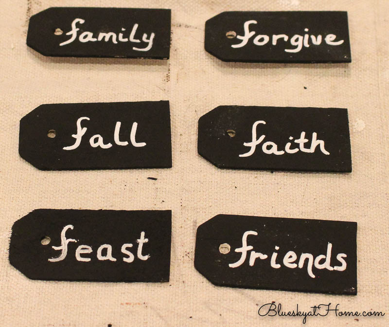 Easy DIY Tags for Your Fall Decor - Bluesky at Home