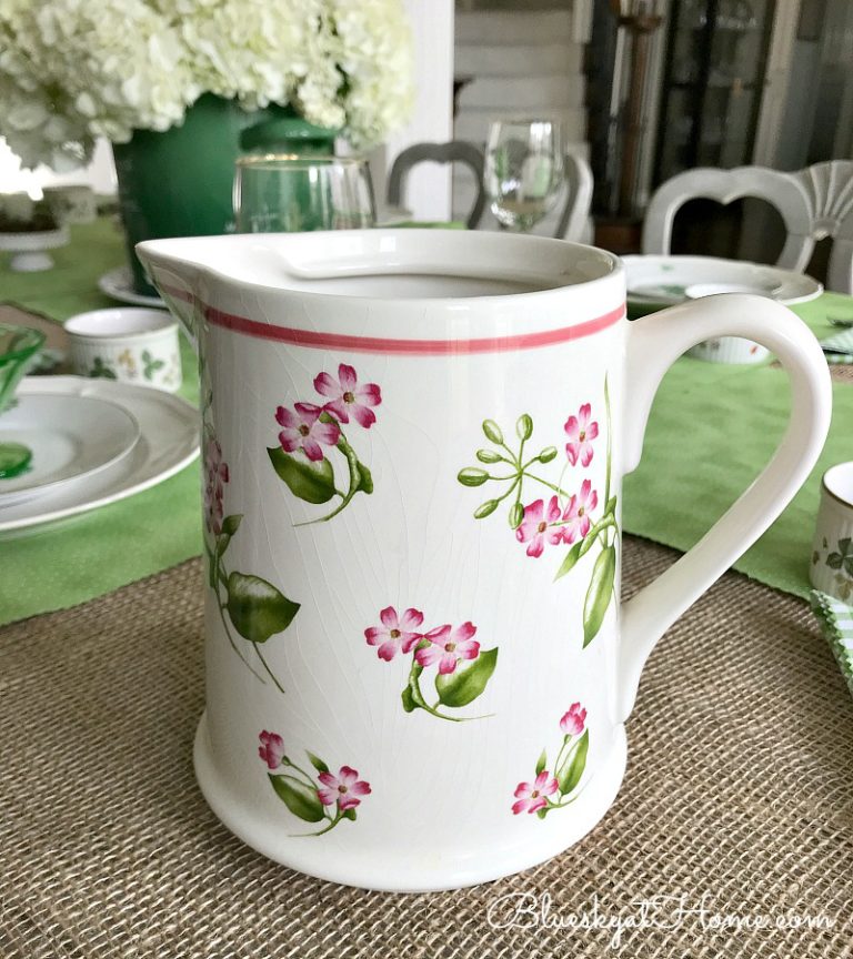 How to Design a Spring Tablescape - Behind the Scenes ~ Bluesky at Home