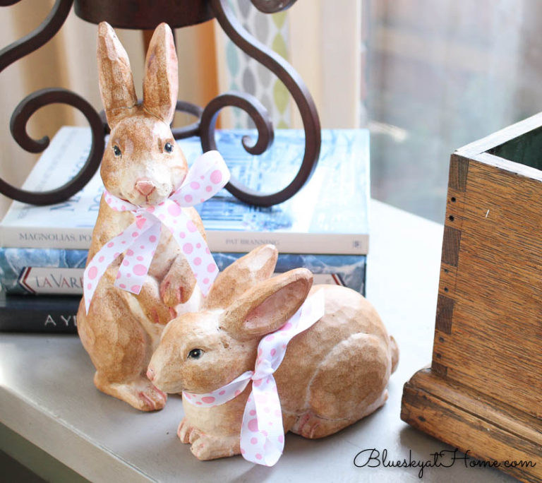 How to Use Bunnies in Your Pretty Easter Decor - Bluesky at Home