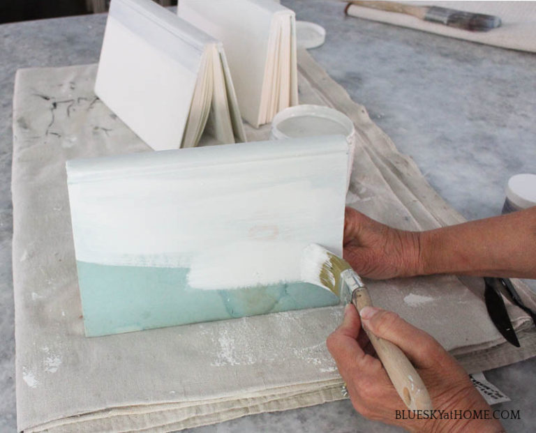 How to Stencil Books for Your Home Decor - Bluesky at Home