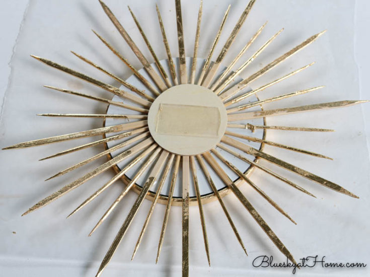 How to Make a DIY Sunburst Mirror - Bluesky at Home