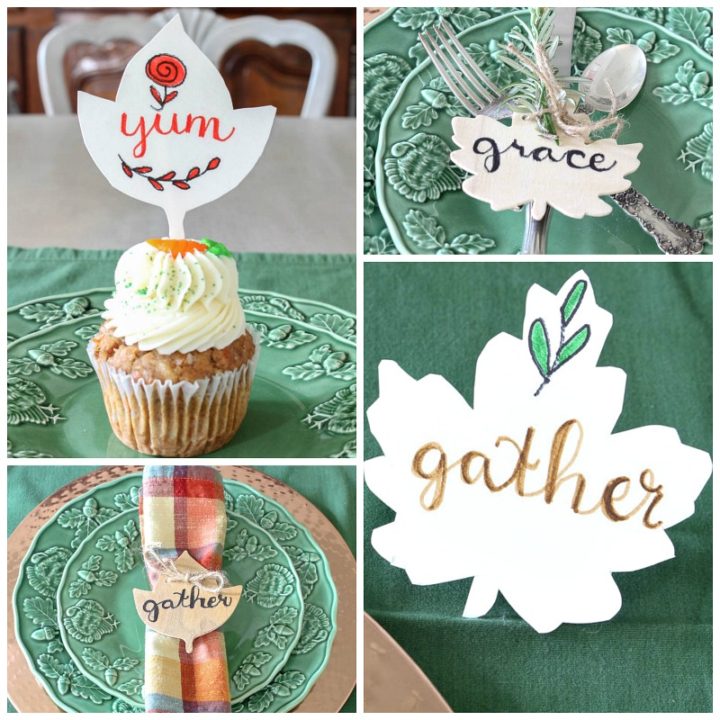 Cute DIY Tags for Your Thanksgiving Table - Bluesky at Home