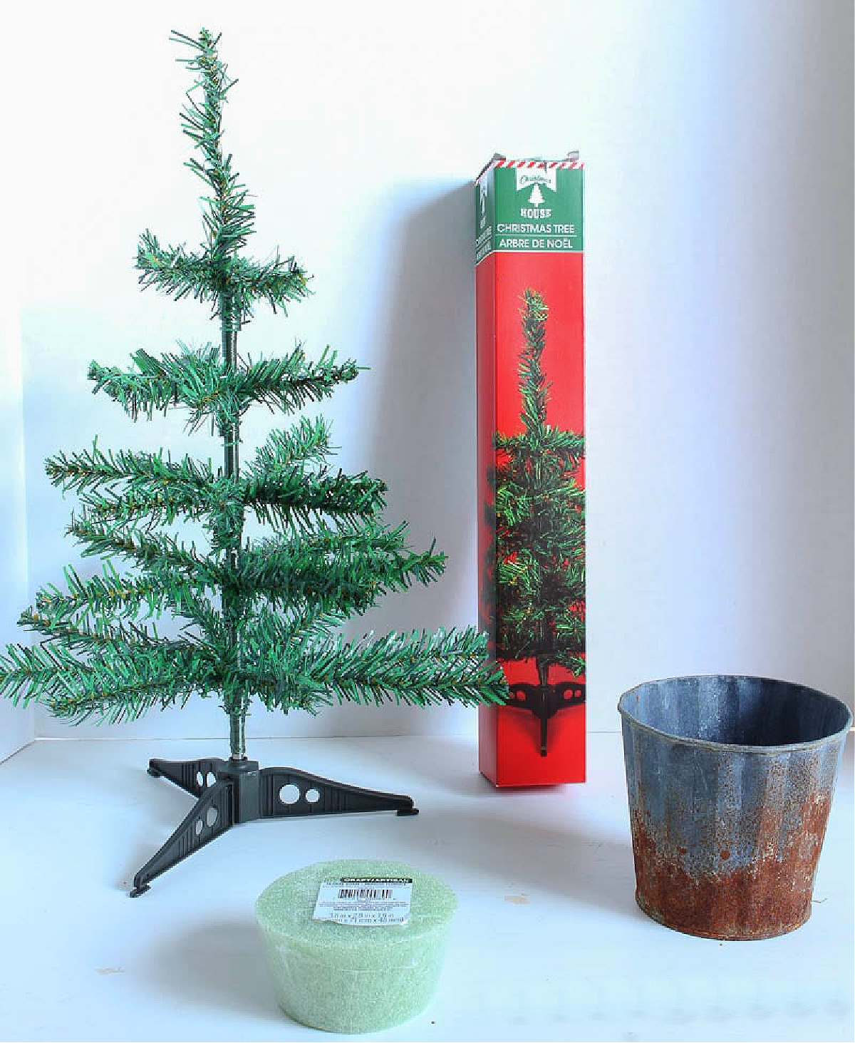 3 Ways to Style a Dollar Tree Christmas Tree - Bluesky at Home