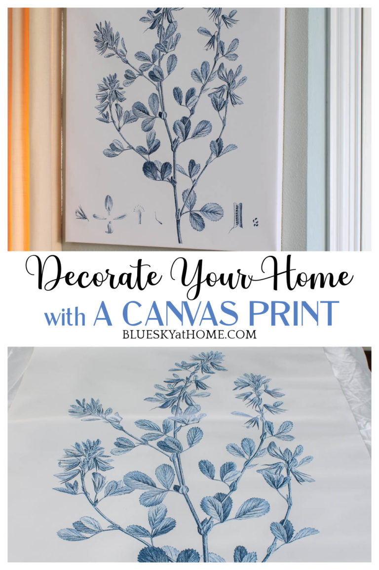 How to Use a Canvas Print to Decorate Your Home - Bluesky at Home
