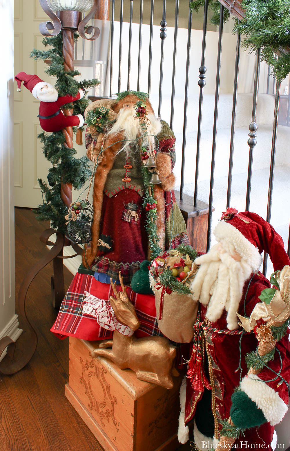 Festive Christmas Home Tour for the Holidays - Bluesky at Home