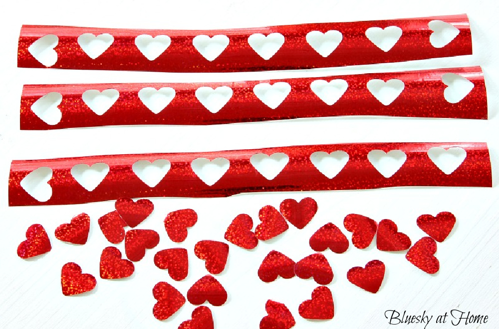 4 Red and White DIY Valentine's Day Heart Decorations - Bluesky at Home