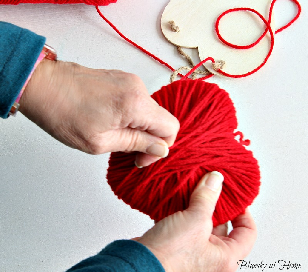 4 Red and White DIY Valentine's Day Heart Decorations - Bluesky at Home