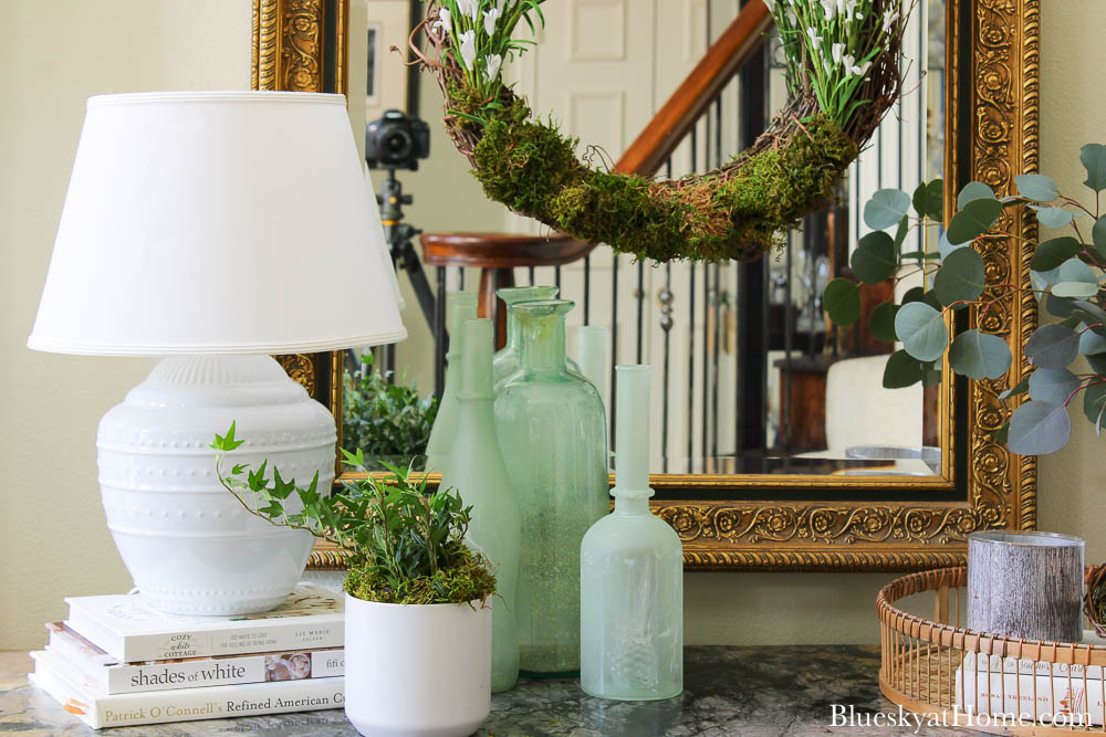 11 Steps to Create a Pretty Spring Entryway - Bluesky at Home