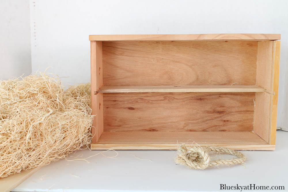 Trash to Treasure: How to Reuse a Wood Box - Bluesky at Home