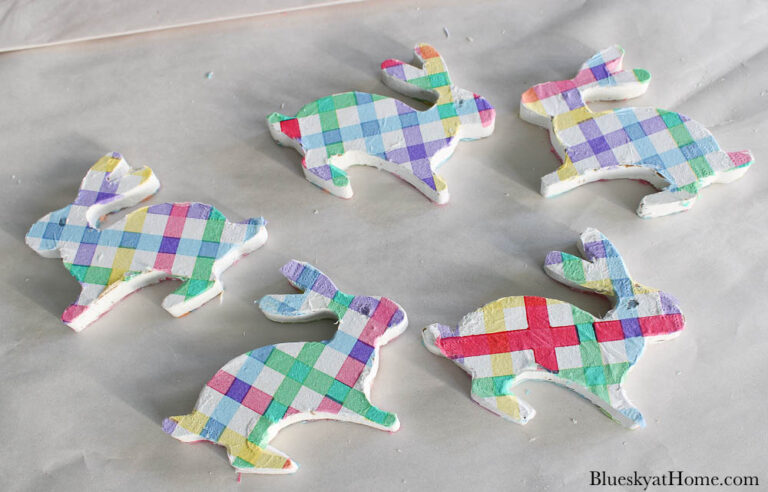 How to Make an Easy DIY Easter Bunny Tree - Bluesky at Home