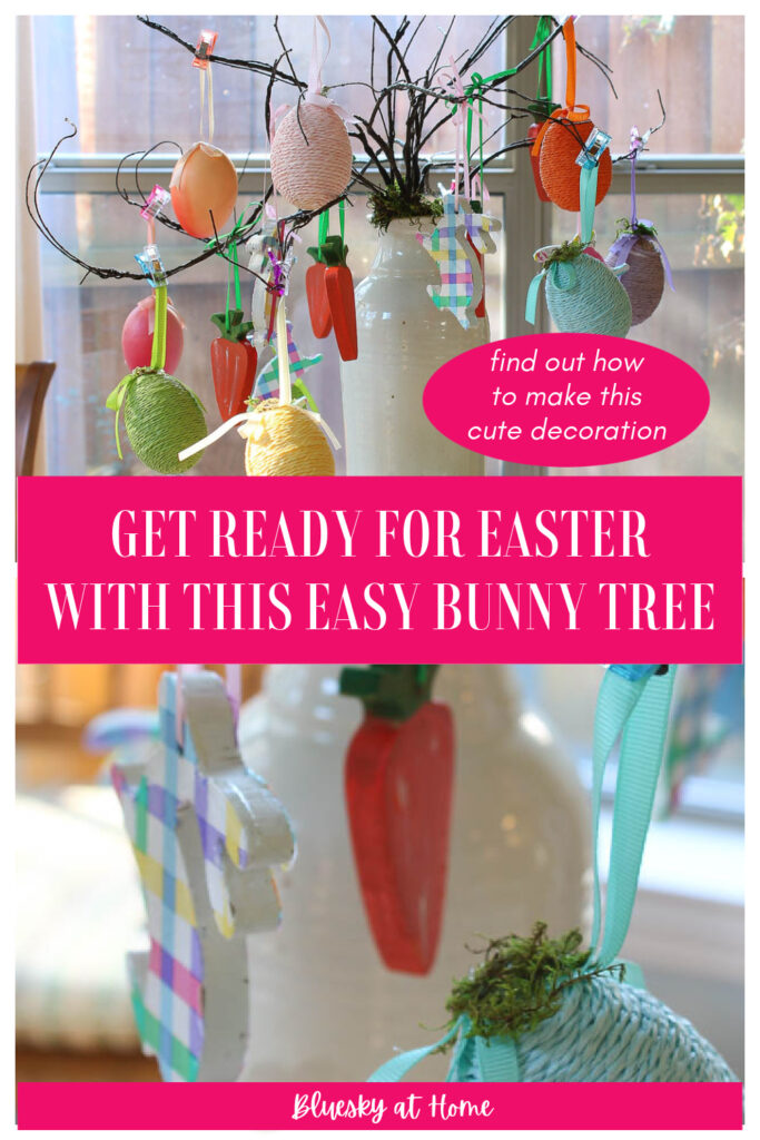 Easter Bunny Ears Tree Topper Wire Bunny Tree Topper - Handmade Easter ...