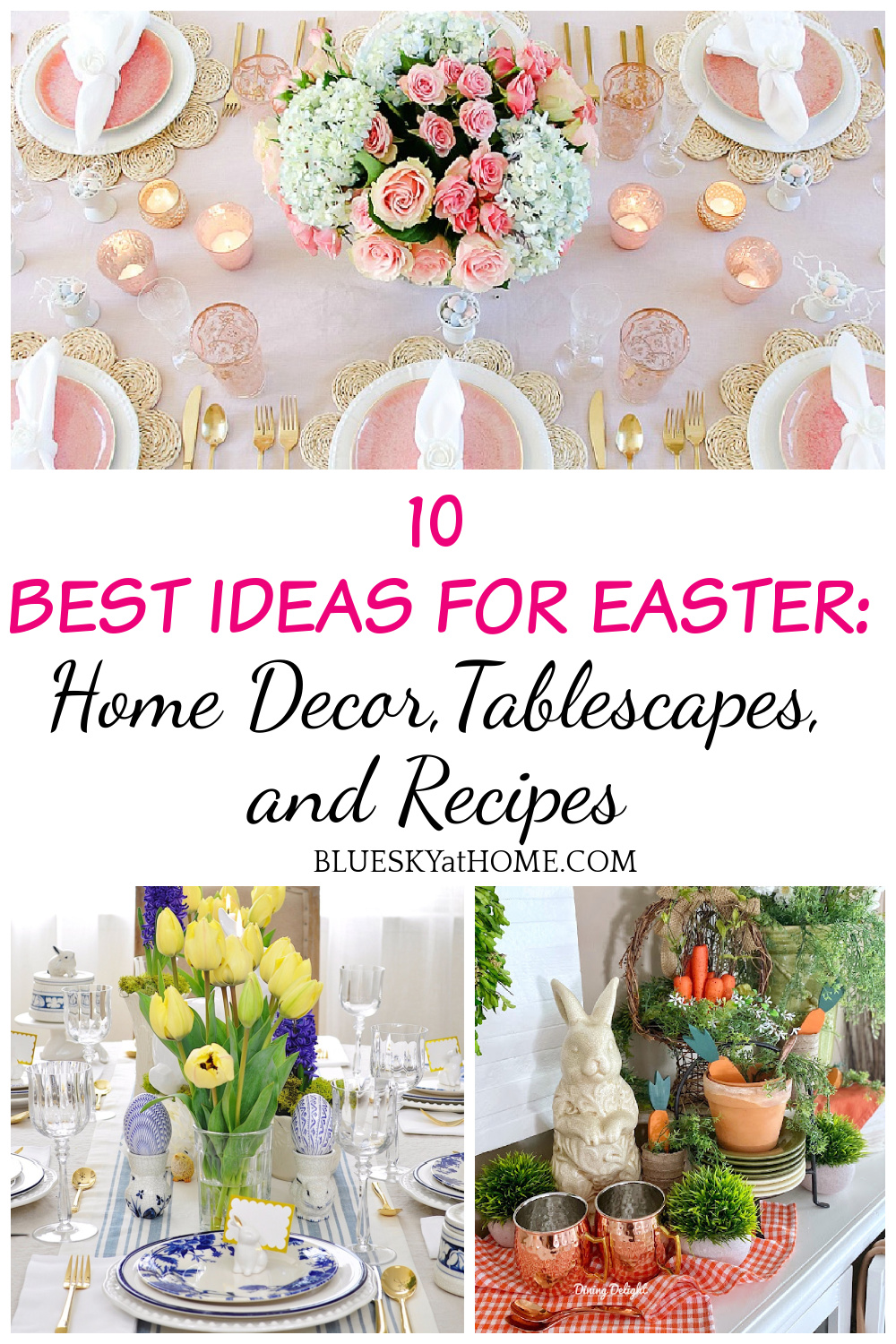 5 Easy Ideas for Easter Decor in Your Home - Bluesky at Home