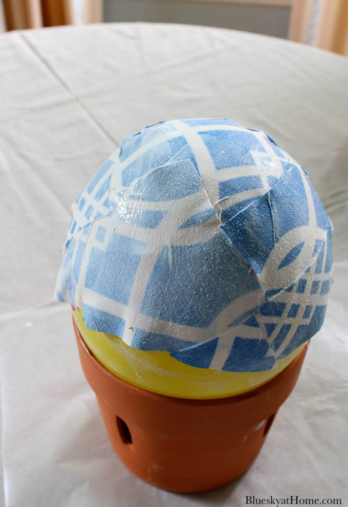 How to Make a Fabric Bowl with Mod Podge - Bluesky at Home