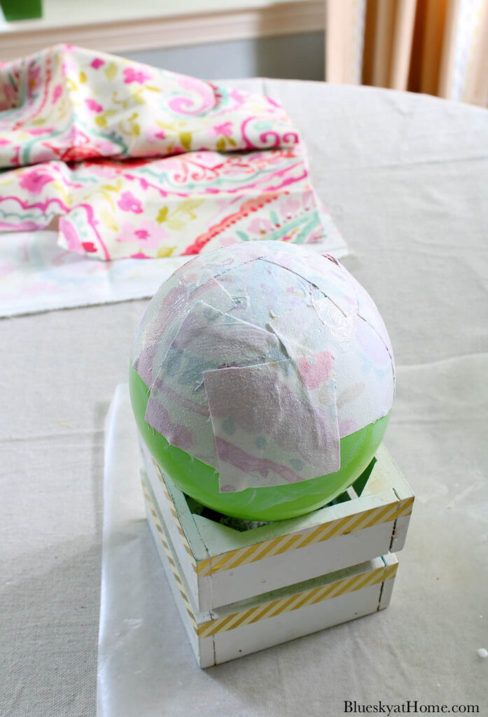 How to Make a Fabric Bowl with Mod Podge - Bluesky at Home