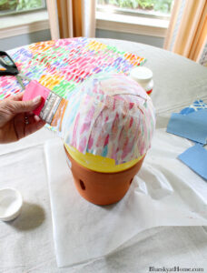 How to Make a Fabric Bowl with Mod Podge - Bluesky at Home