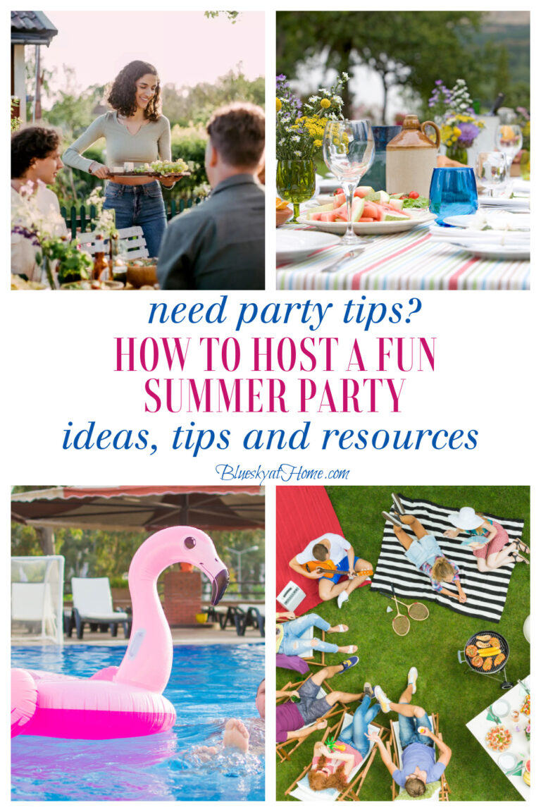14 Fun Summer Party Ideas and Tips for Your Next Party - Bluesky at Home