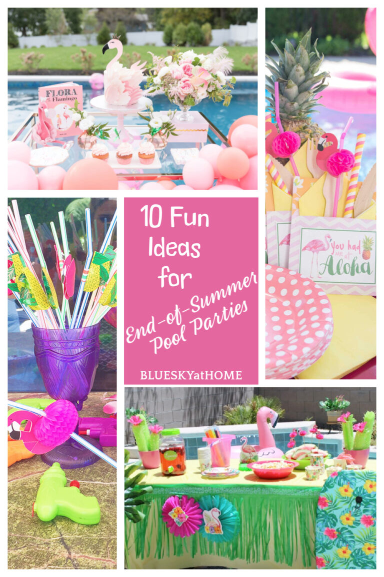 10 Ideas for Fun End-of-Summer Pool Parties - Bluesky at Home