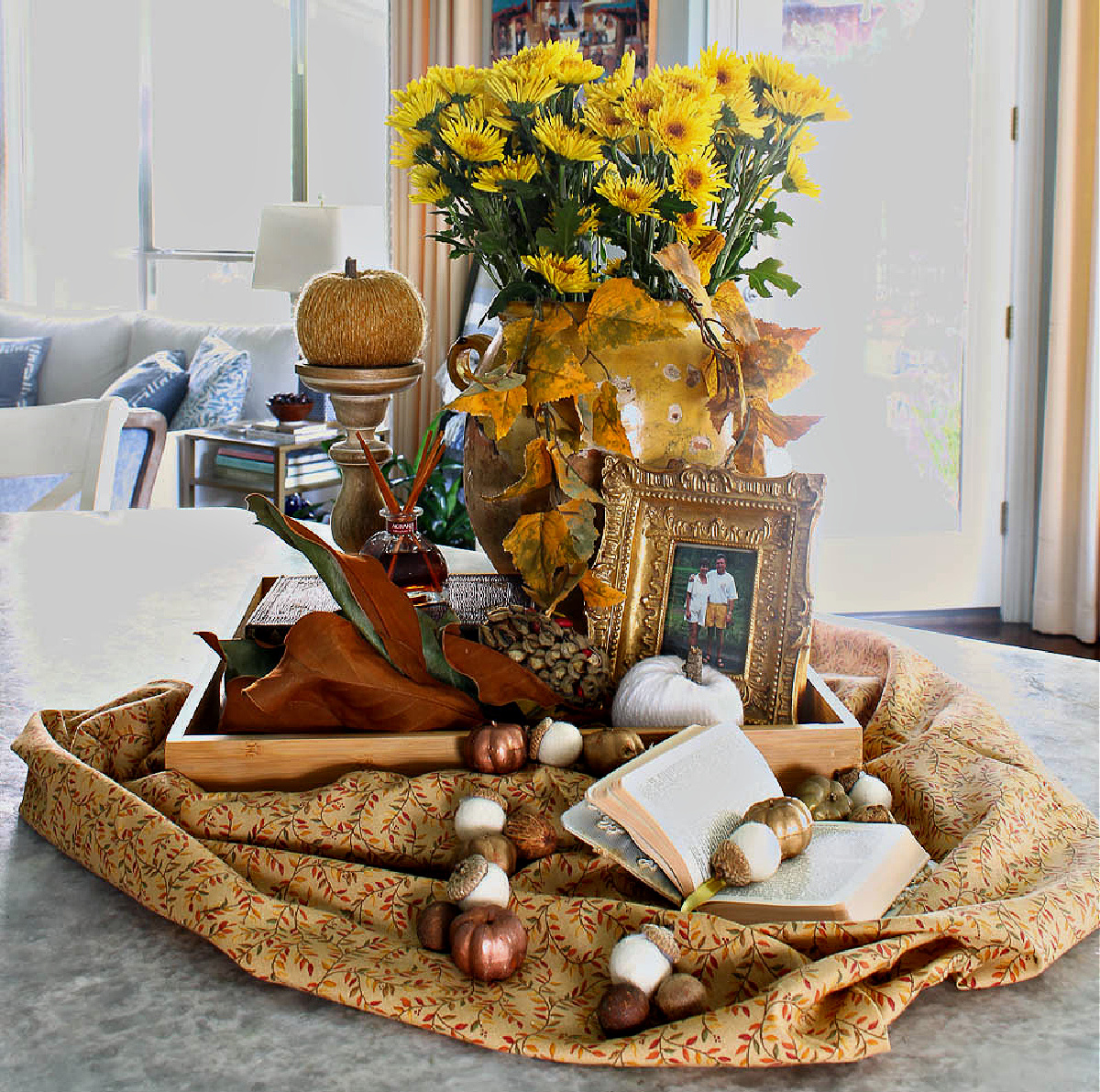 How to Style Super Simple Fall Vignettes - Bluesky at Home