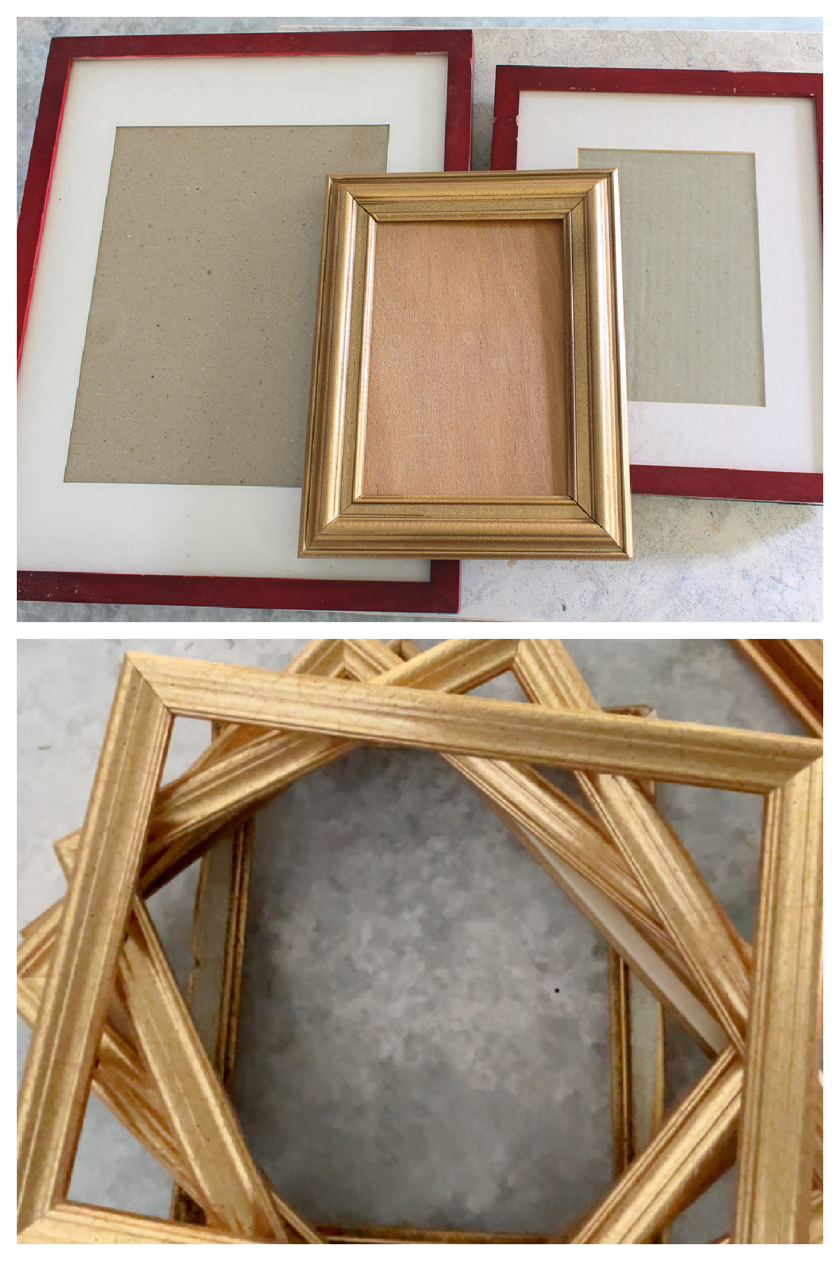How to Repurpose Old Picture Frames - Bluesky at Home