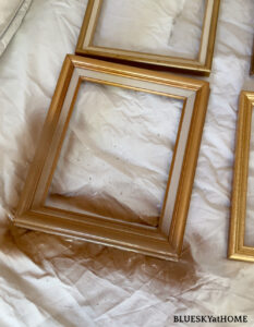 How to Repurpose Old Picture Frames - Bluesky at Home