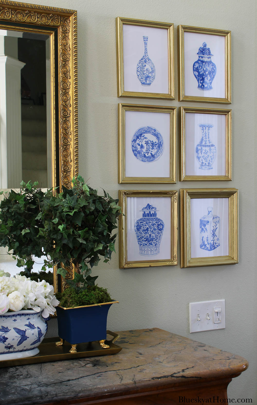 How to Repurpose Old Picture Frames - Bluesky at Home