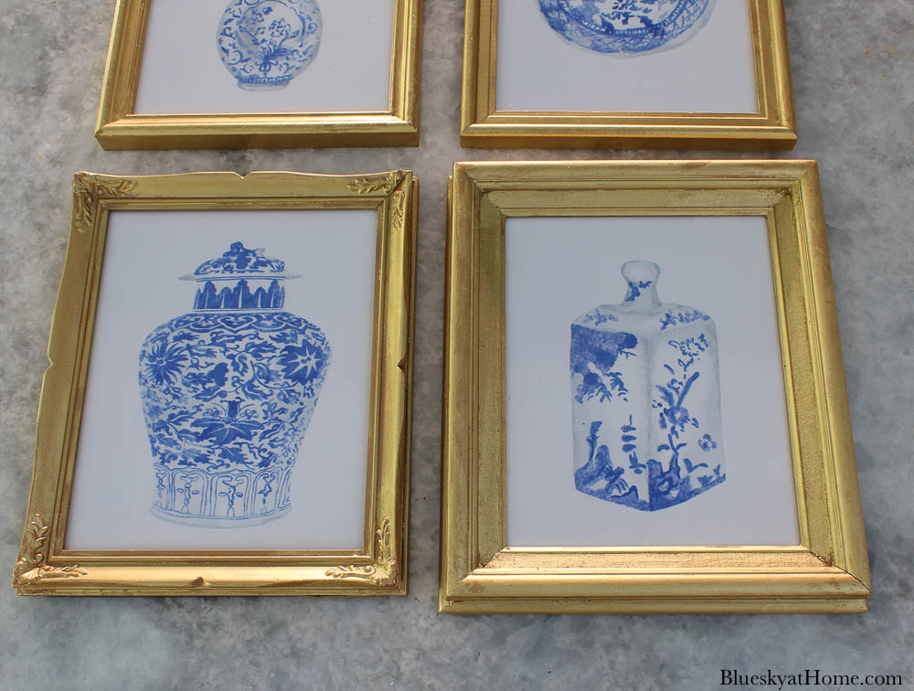 How to Repurpose Old Picture Frames - Bluesky at Home