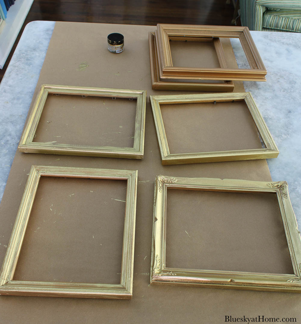 How to Repurpose Old Picture Frames - Bluesky at Home