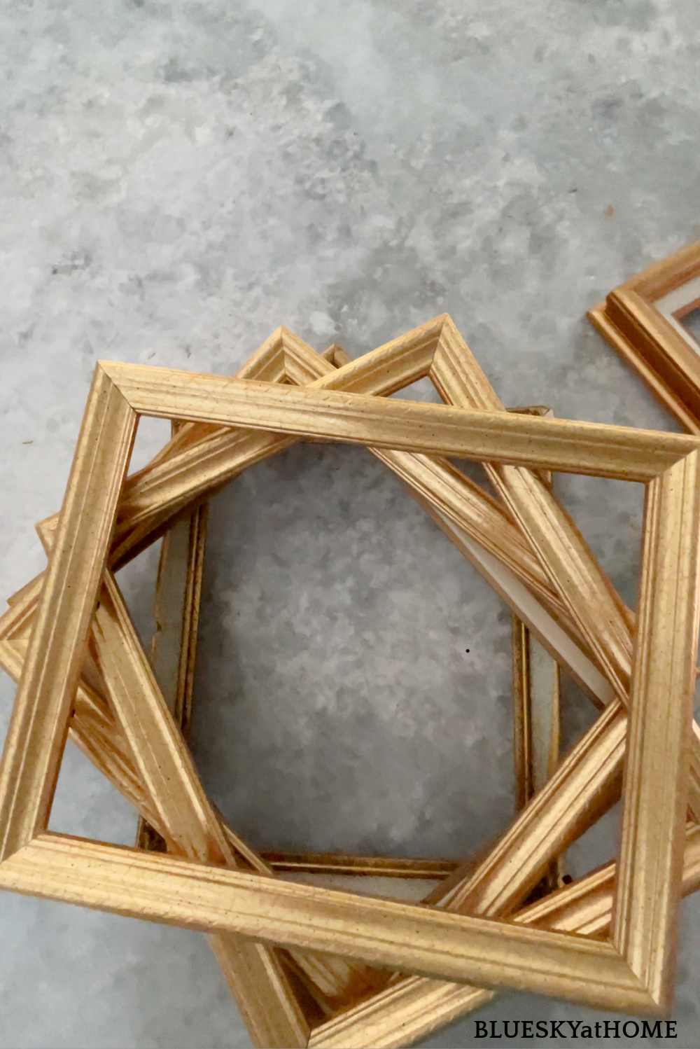 How to Repurpose Old Picture Frames - Bluesky at Home