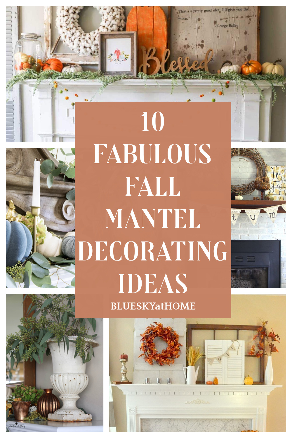15 Best Fall Mantel Ideas You Will Love - Bluesky at Home