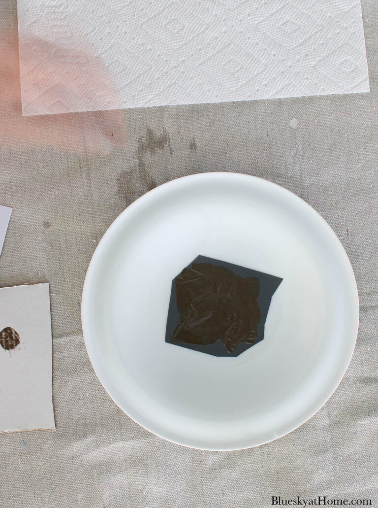 How to Make Decorative Fall Plates - Bluesky at Home