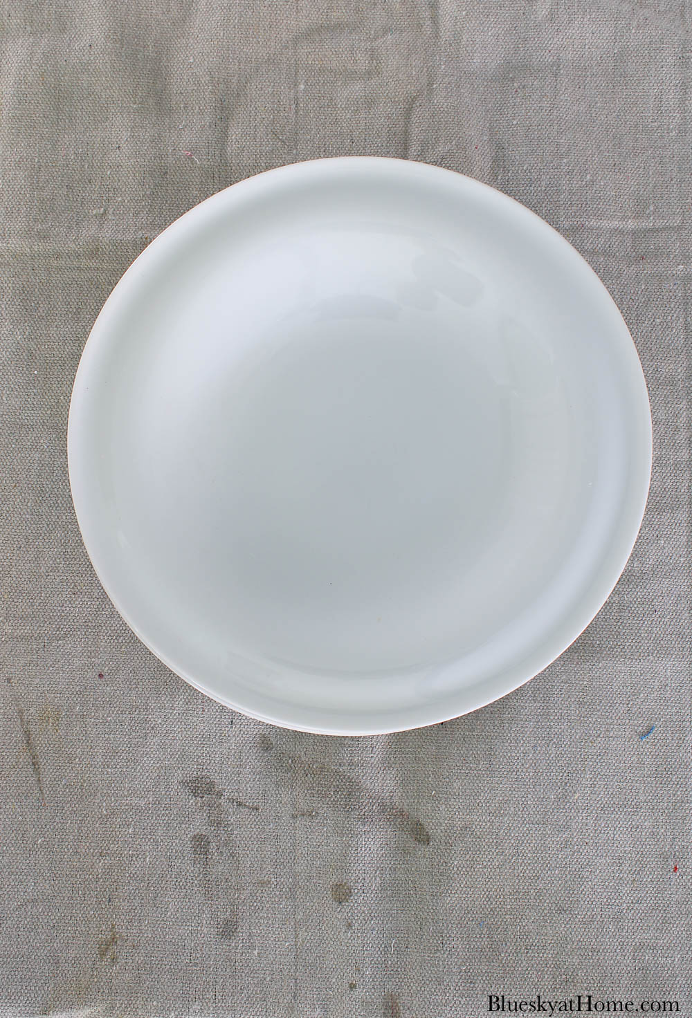 How to Make Decorative Fall Plates - Bluesky at Home