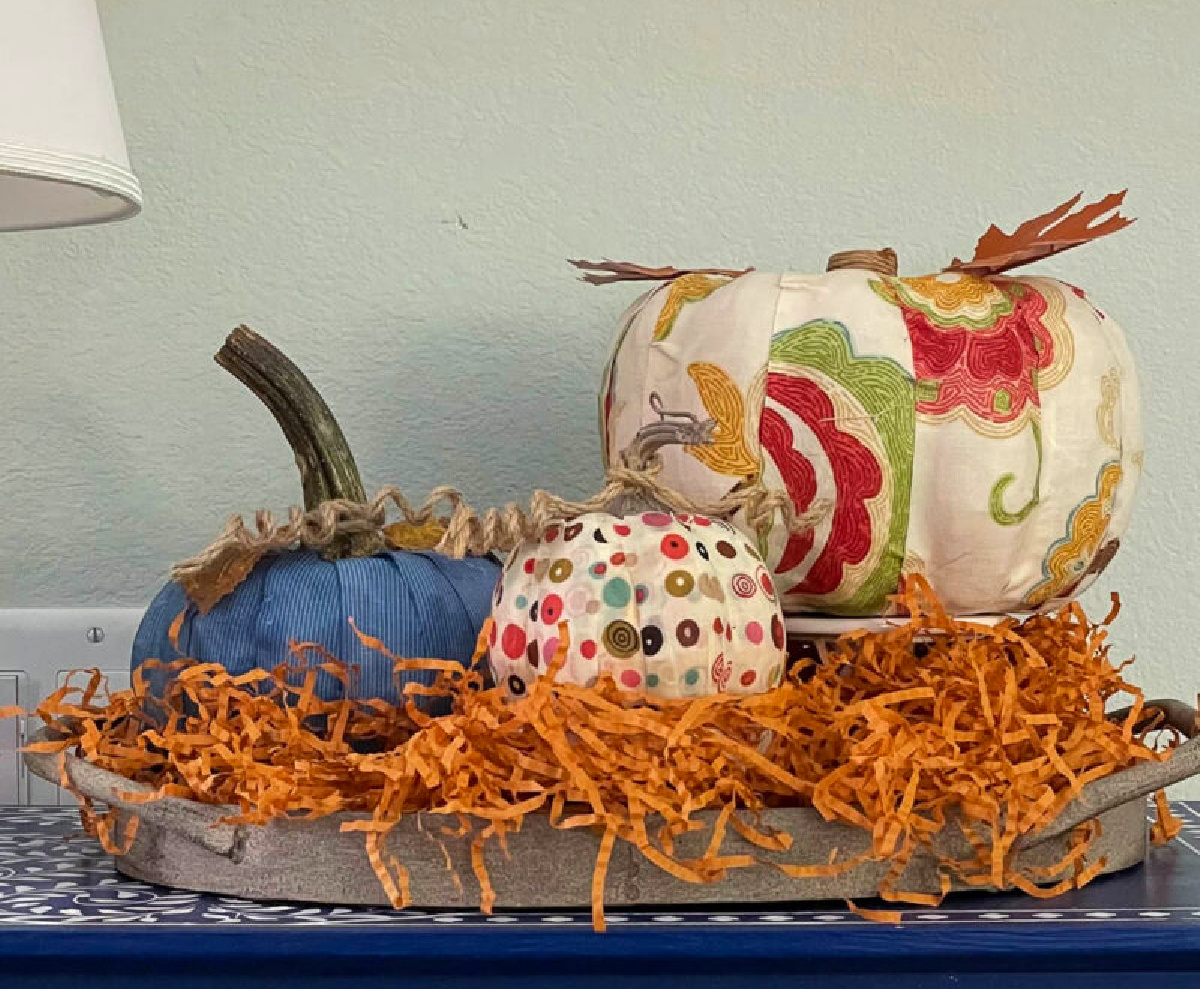 How to Make Easy Wood Block Pumpkins with Paint - Bluesky at Home
