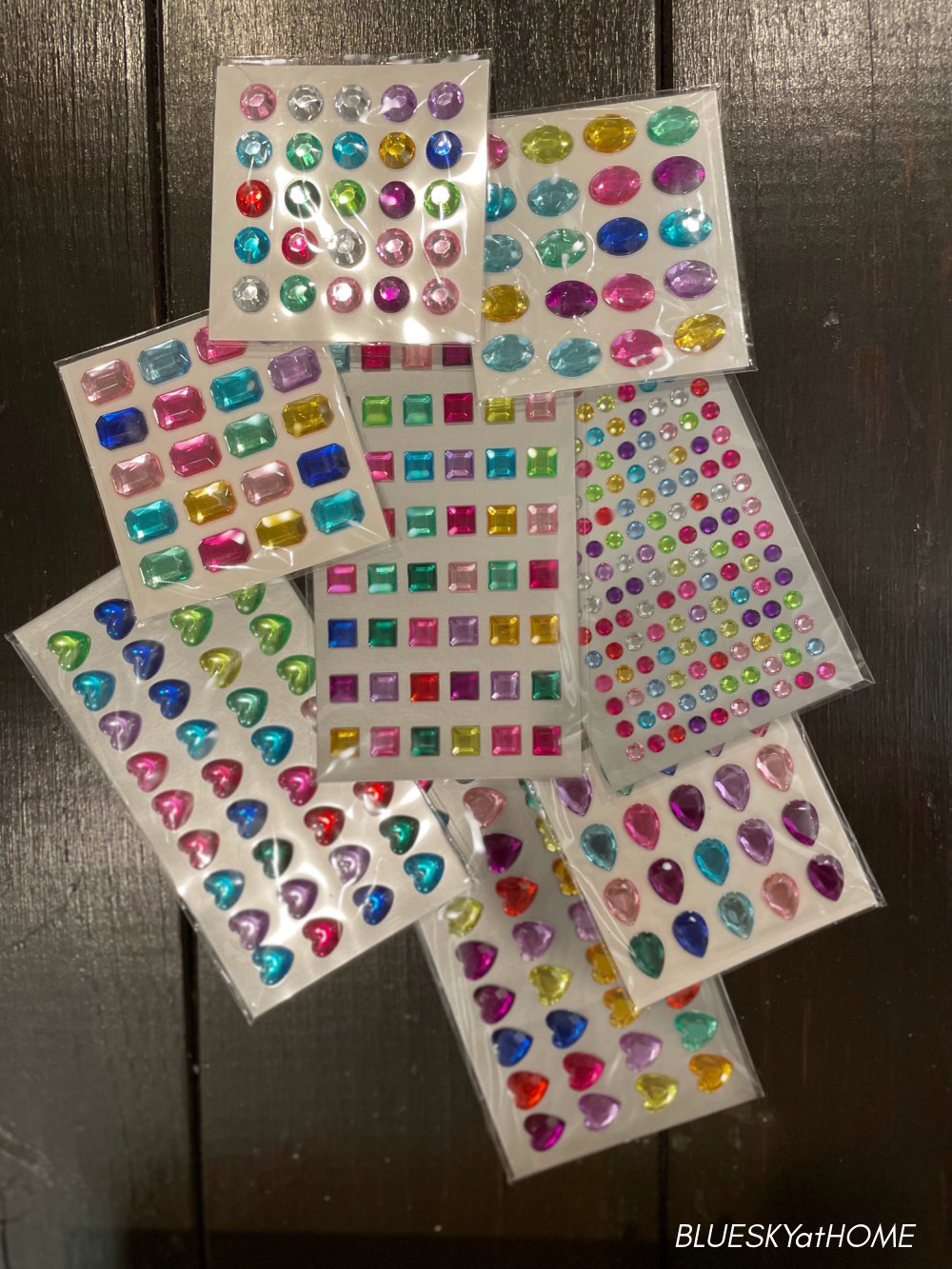 How to Make Pretty Jeweled Christmas Ornaments - Bluesky at Home