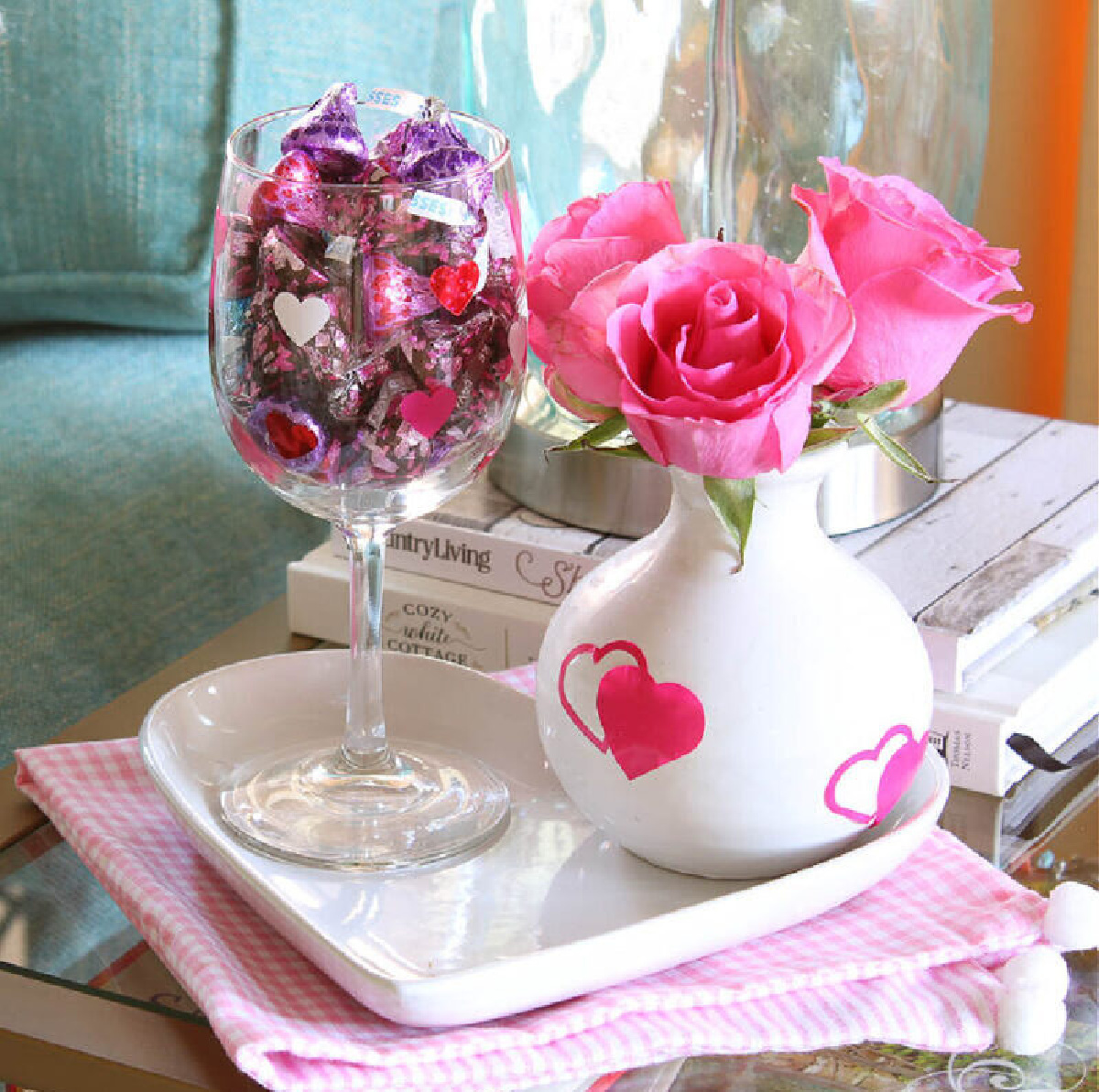 Easy Ideas for Making Valentine's Day Vignettes - Bluesky at Home