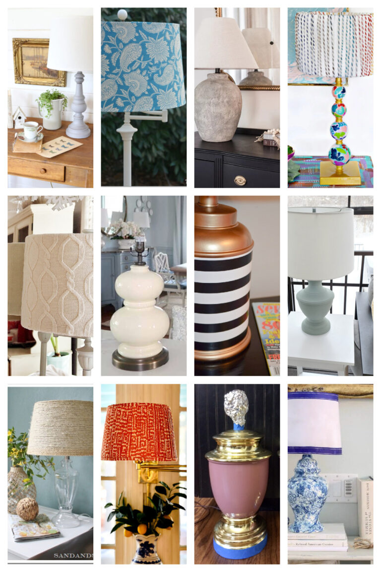 13 Best DIY Ideas to Makeover Lamps - Bluesky at Home