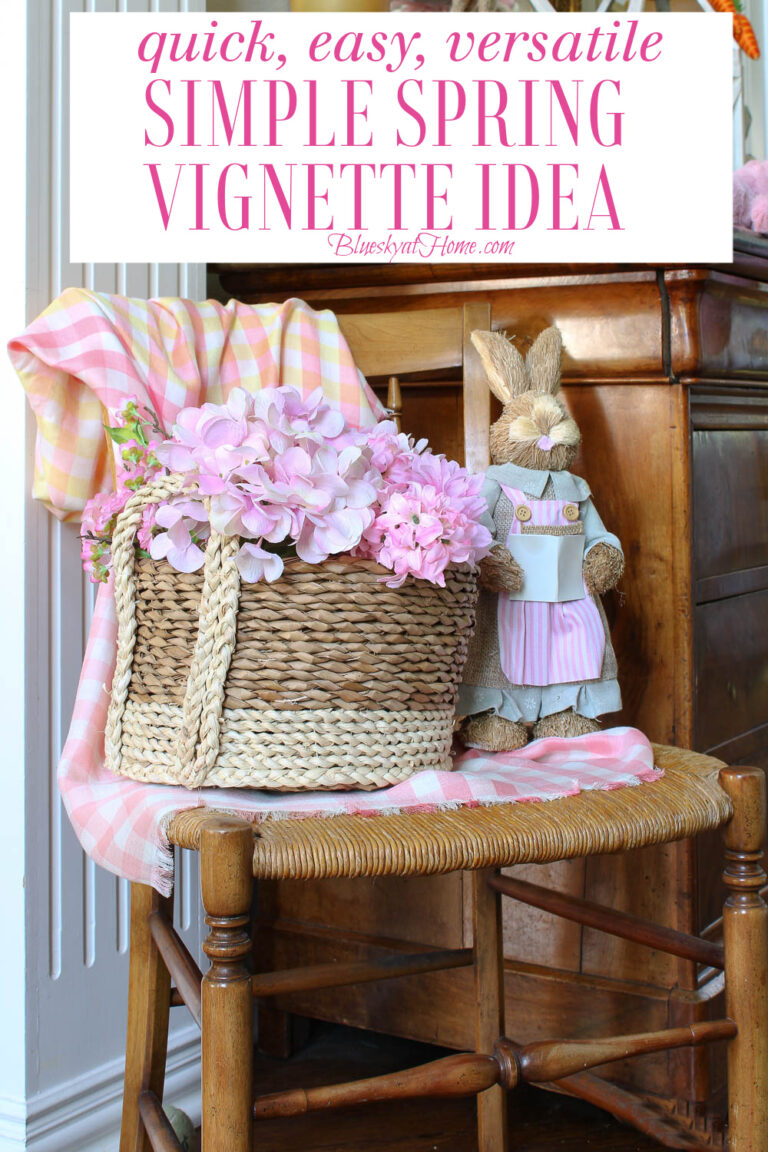 14 Simple Spring Vignette Ideas - Bluesky at Home