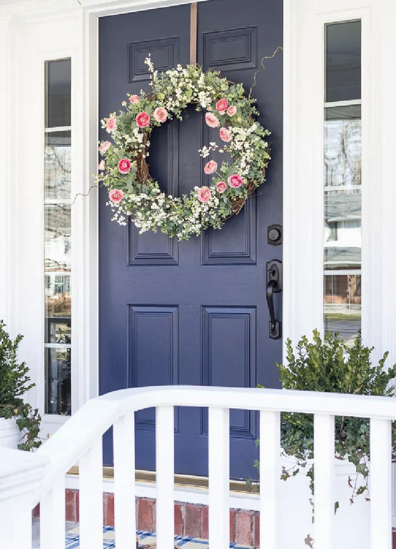 21 Best Spring Front Door Decorating Ideas - Bluesky at Home