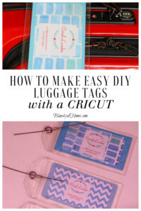 How to Make DIY Luggage Tags - Bluesky at Home