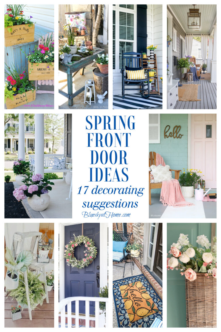 17 Best Spring Front Door Decorating Ideas - Bluesky at Home