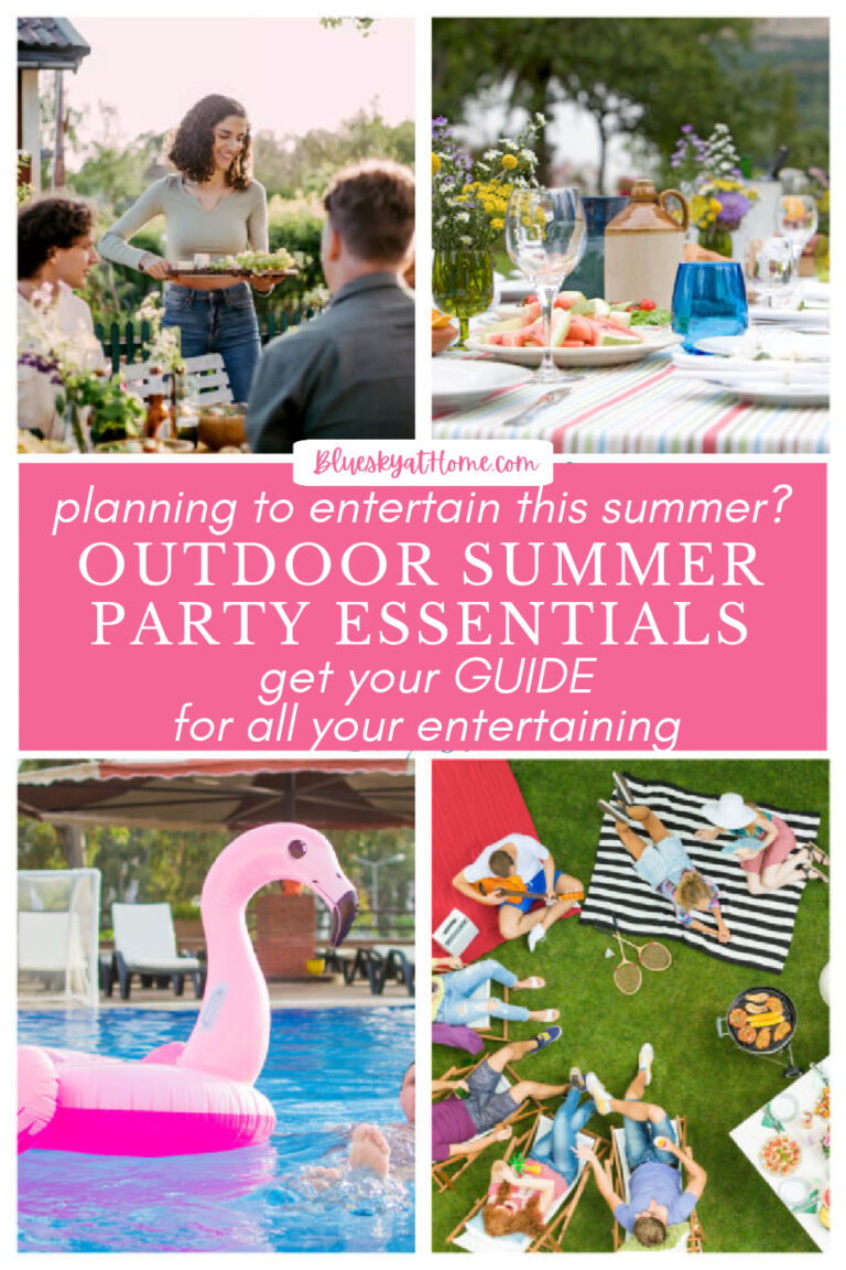 Outdoor Summer Party Essentials Guide for Your Next Party - Bluesky at Home