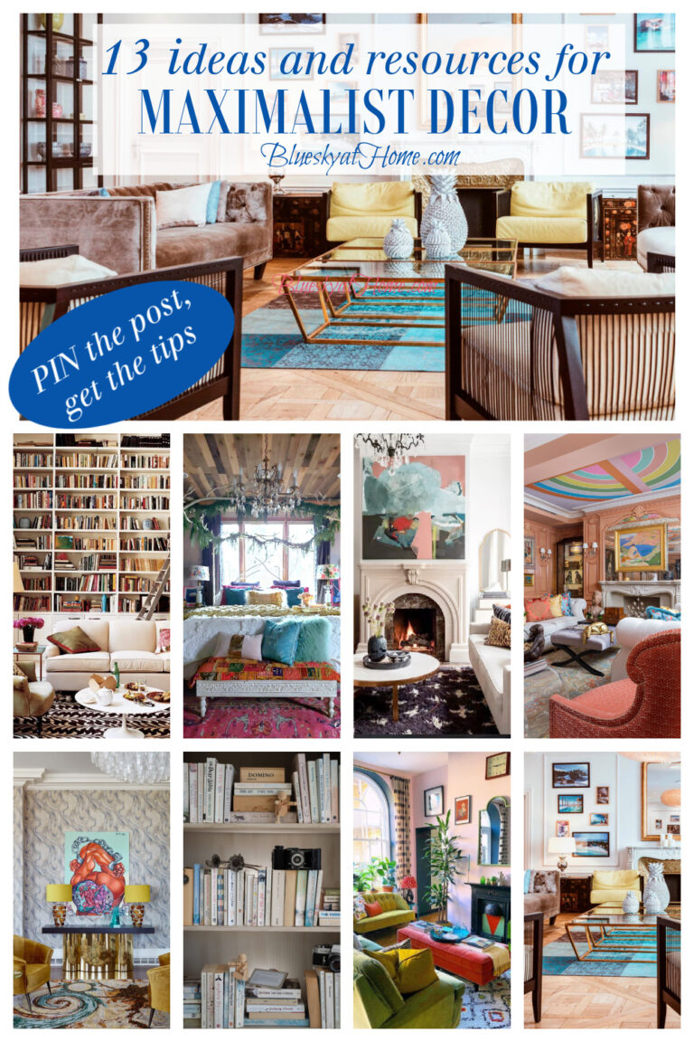 13 Awesome Maximalist Decor Ideas and Resources - Bluesky at Home
