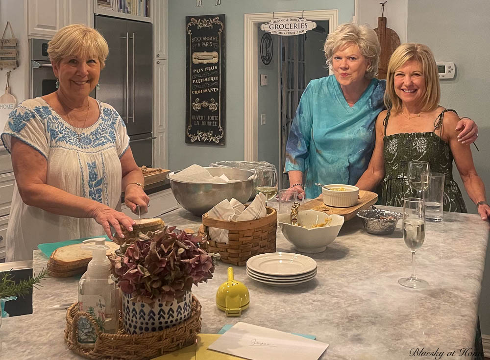 Pretty Table for a Summer Ladies' Dinner Party - Bluesky at Home