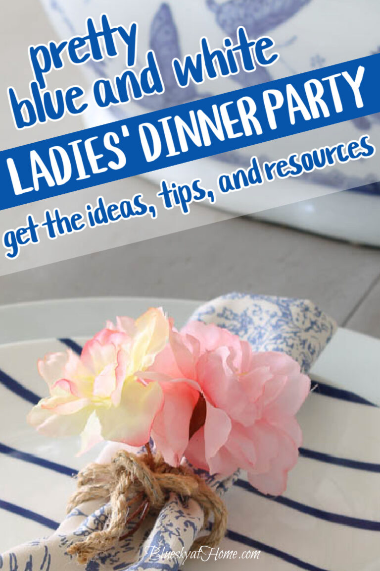 Pretty Table for a Ladies' Dinner Party - Bluesky at Home