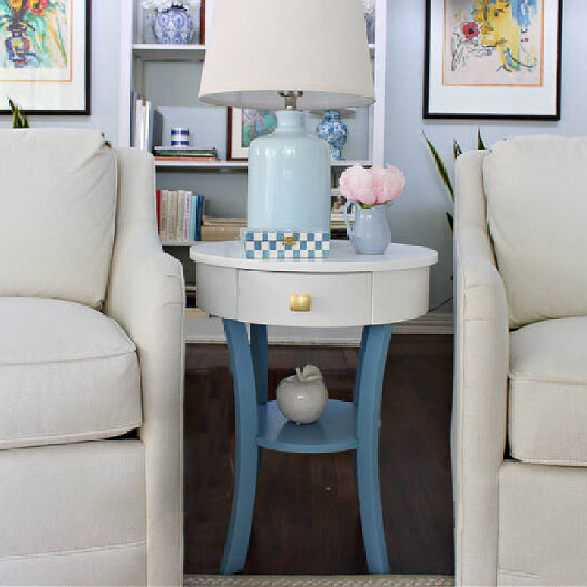 How to Paint a New Table for a Custom Look Bluesky at Home