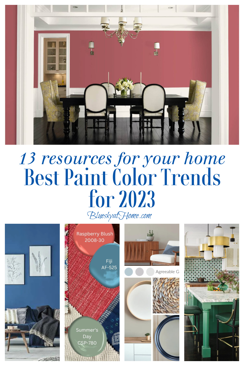 What are the Hottest Paint Color Trends in Home Decor? - Bluesky at Home