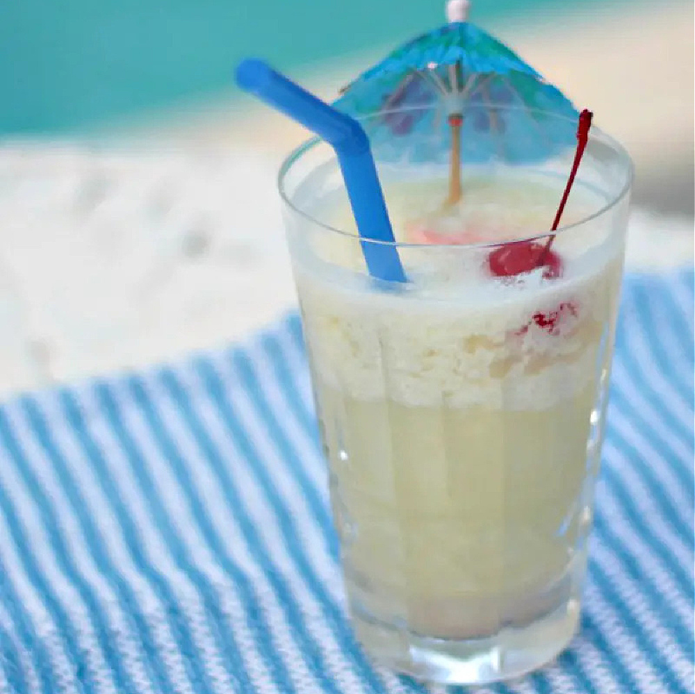 Pretty Perfect Piña Colada for Summer - Bluesky at Home