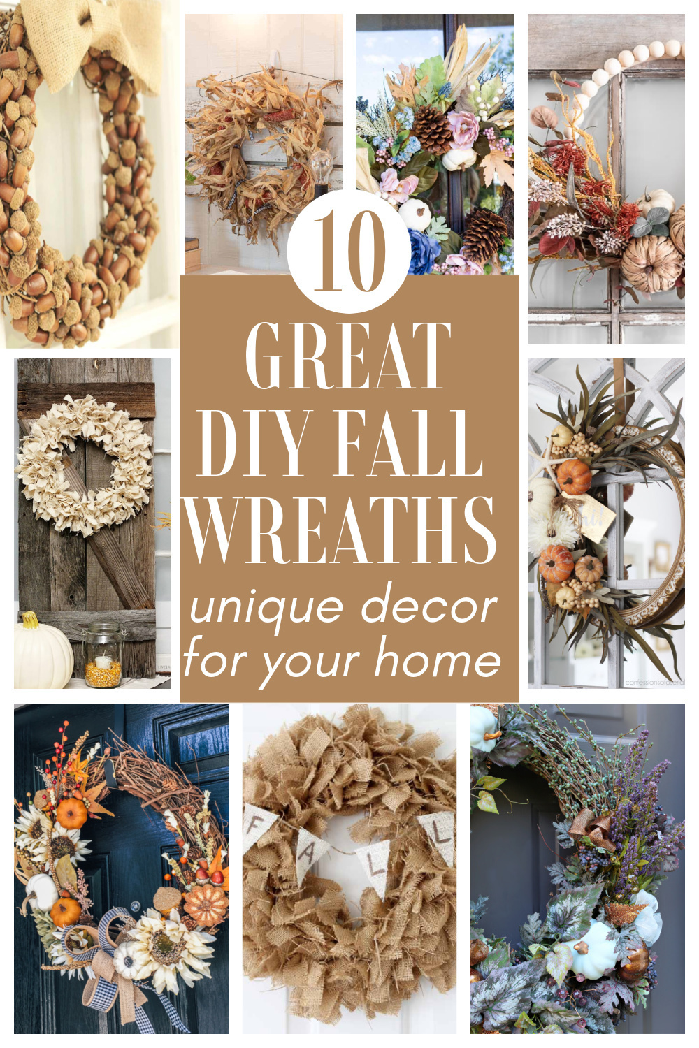 10 Great DIY Fall Wreath Projects to Try - Bluesky at Home