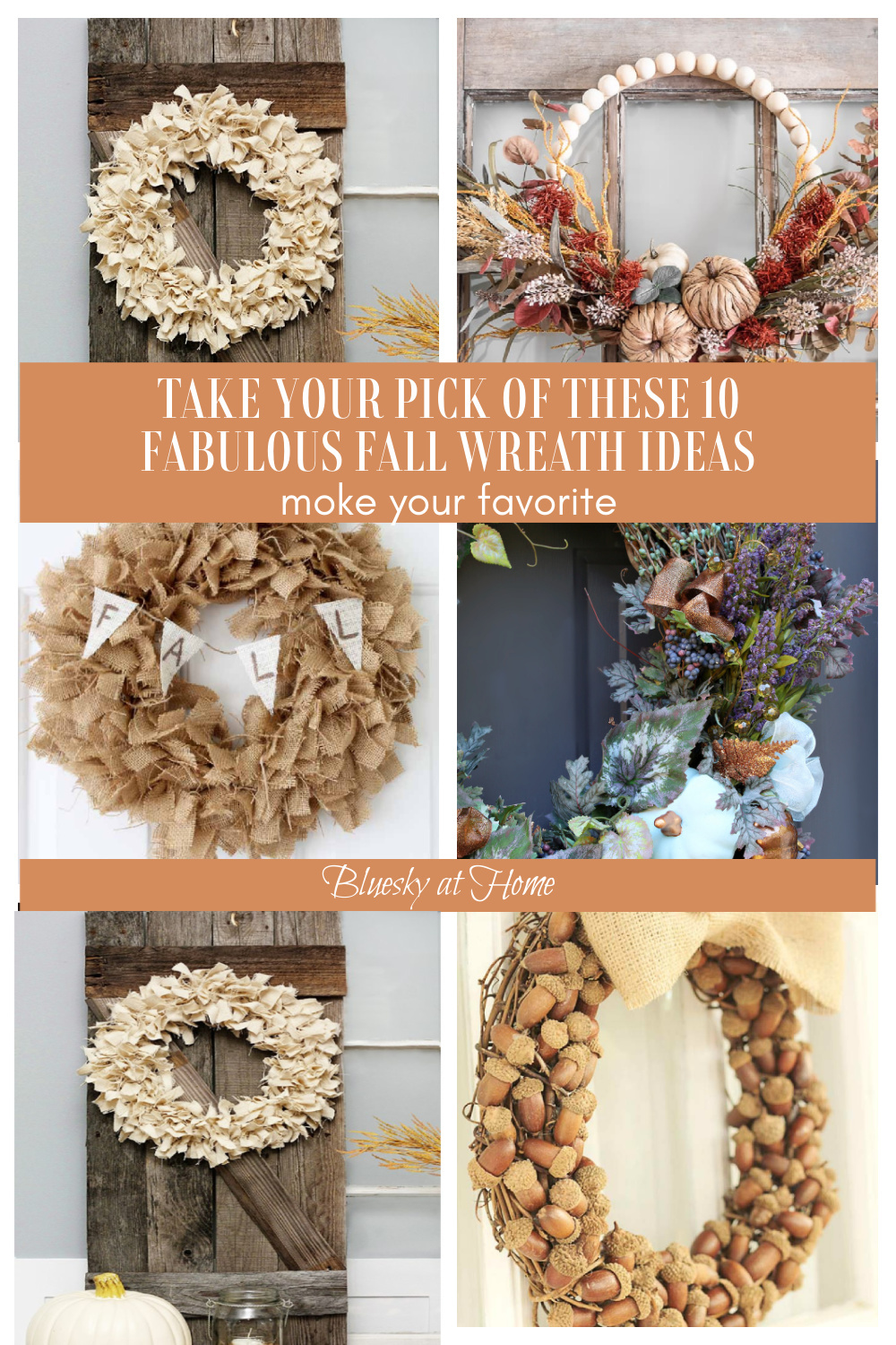 10 Great DIY Fall Wreath Projects to Try - Bluesky at Home